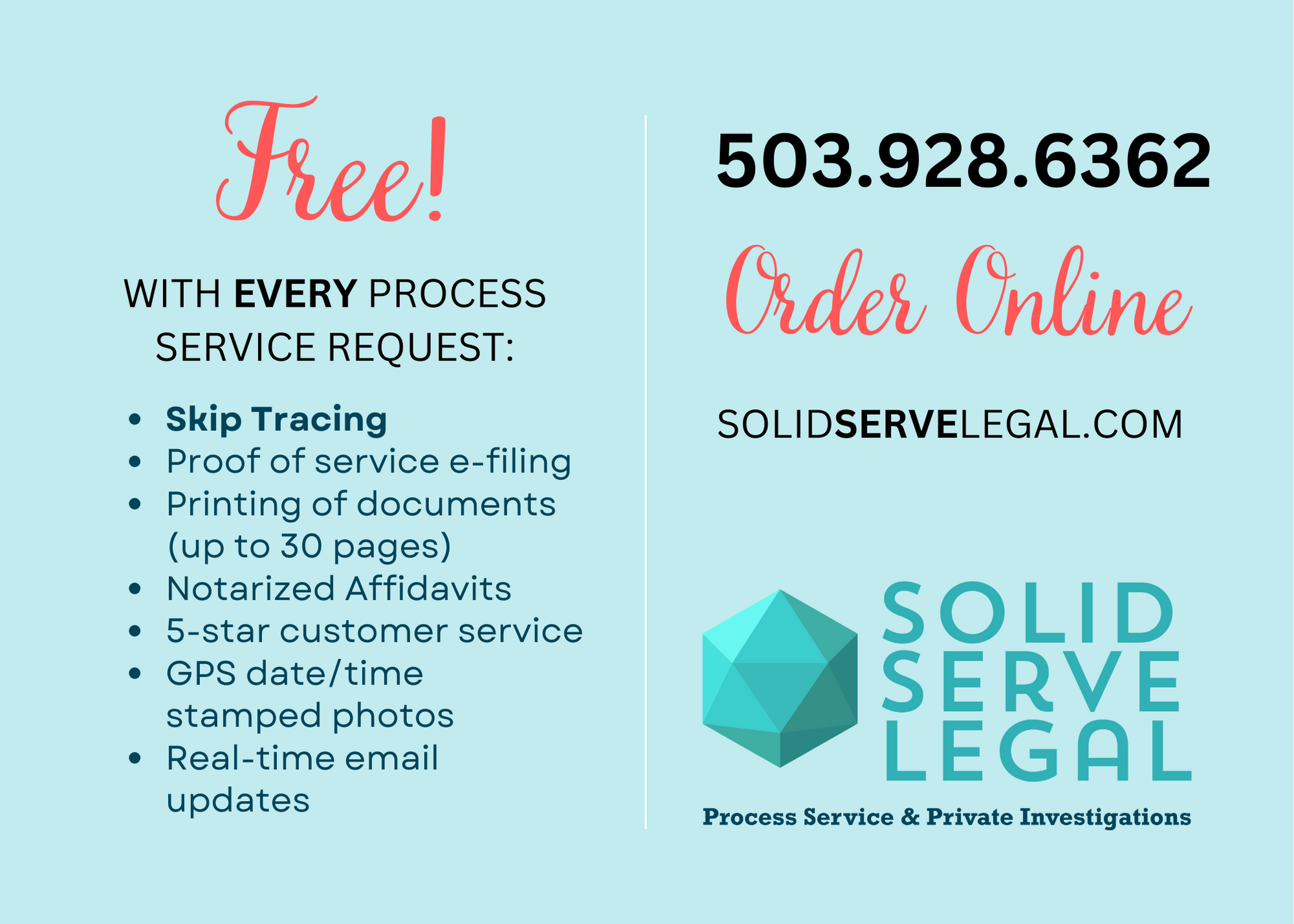 Solid Serve Legal Process Service and Private Investigations